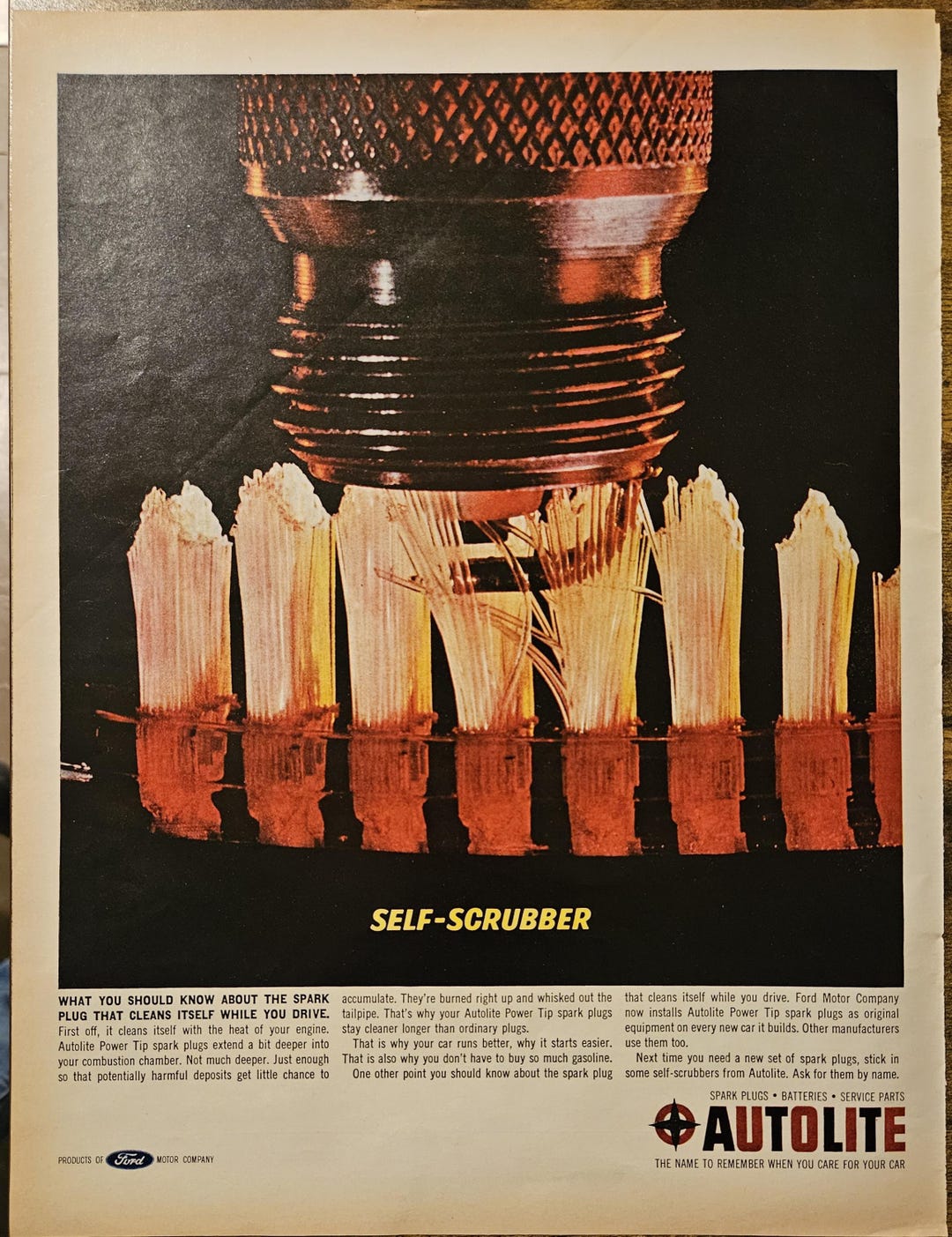 Vintage Autolite Print Ad // 1960s // Retro Decor - Etsy