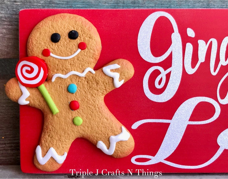 Gingerbread Lane Sign | Etsy