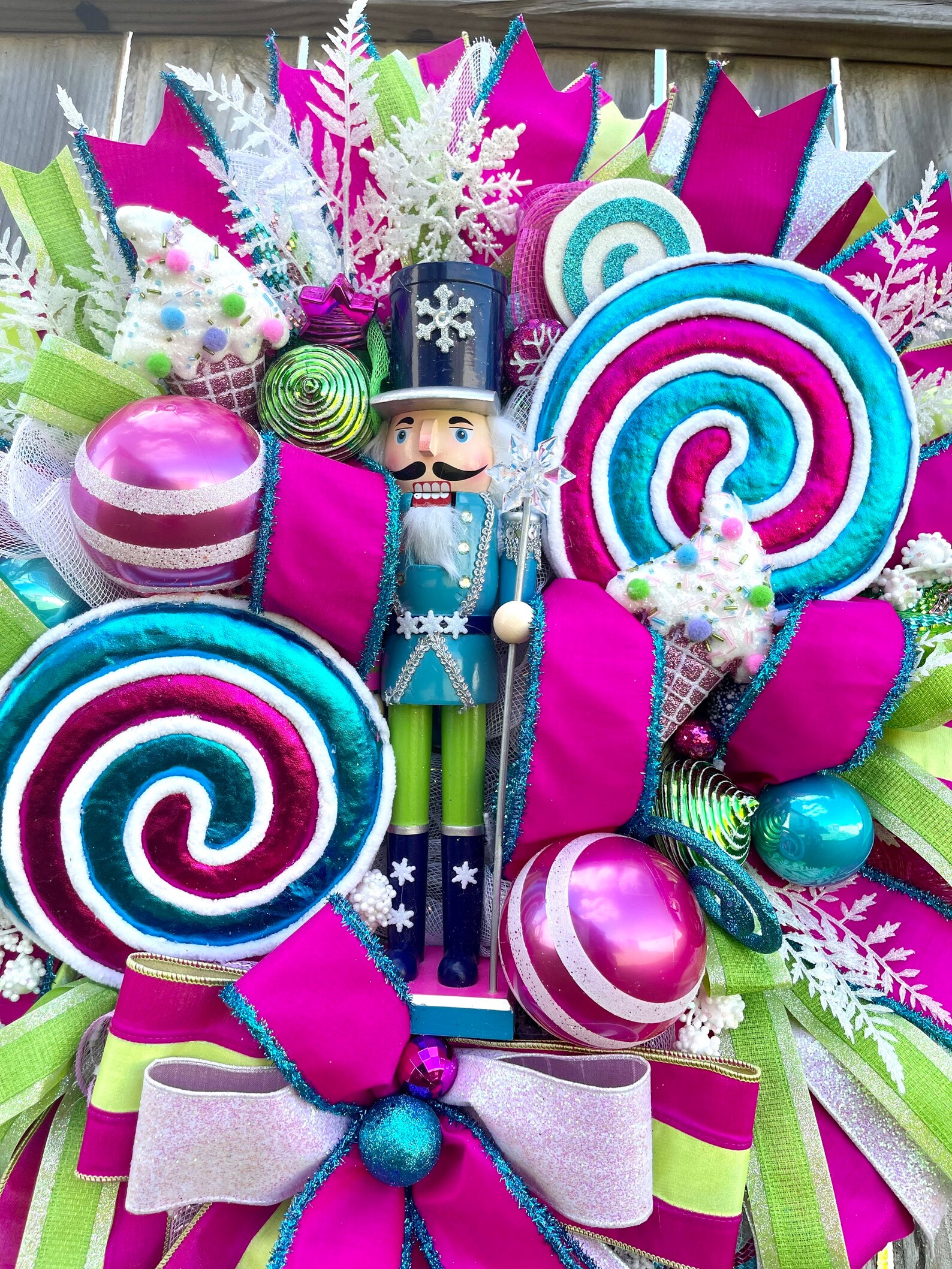 Nutcracker Wreath Christmas Wreath Christmas Decor Holiday - Etsy