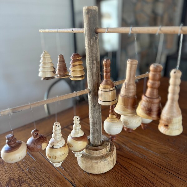 Wood Turned Ornament - Etsy