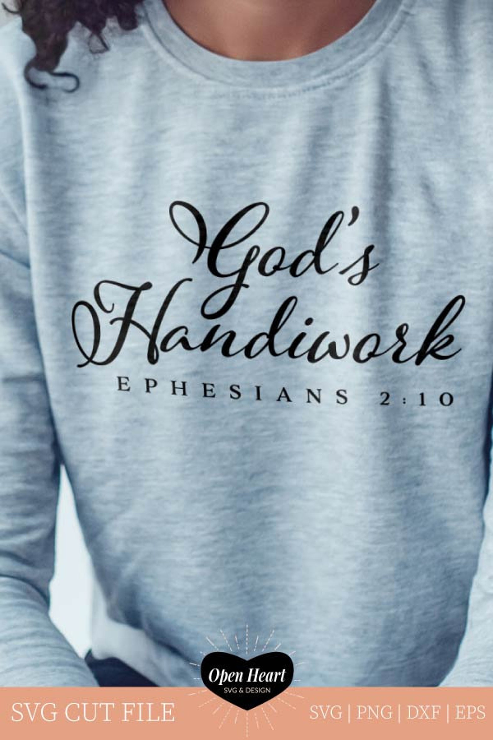 God's Handiwork Ephesians 2:10 Scripture SVG Religious | Etsy