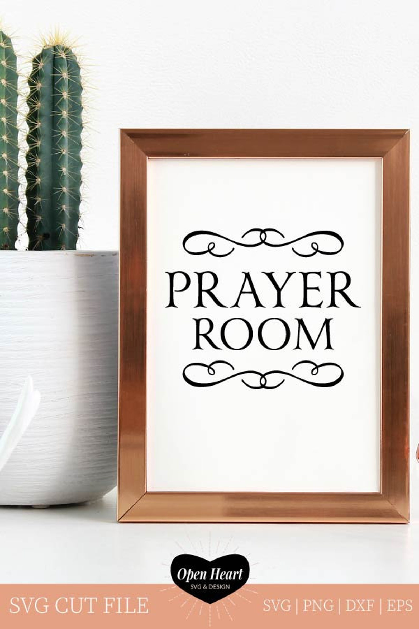 Prayer Room Christian SVG Cut File | Home Decor Signage, Design for ...