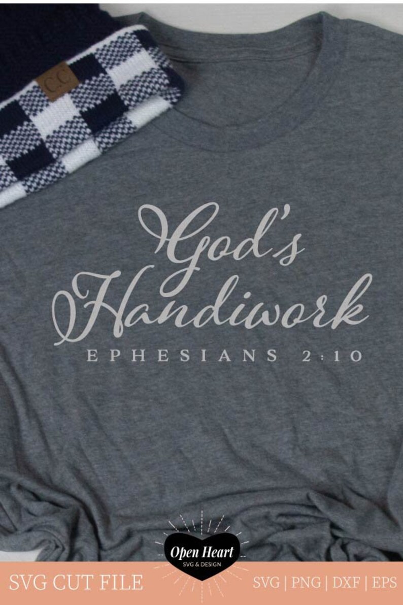 God's Handiwork Ephesians 2:10 Scripture SVG Religious | Etsy