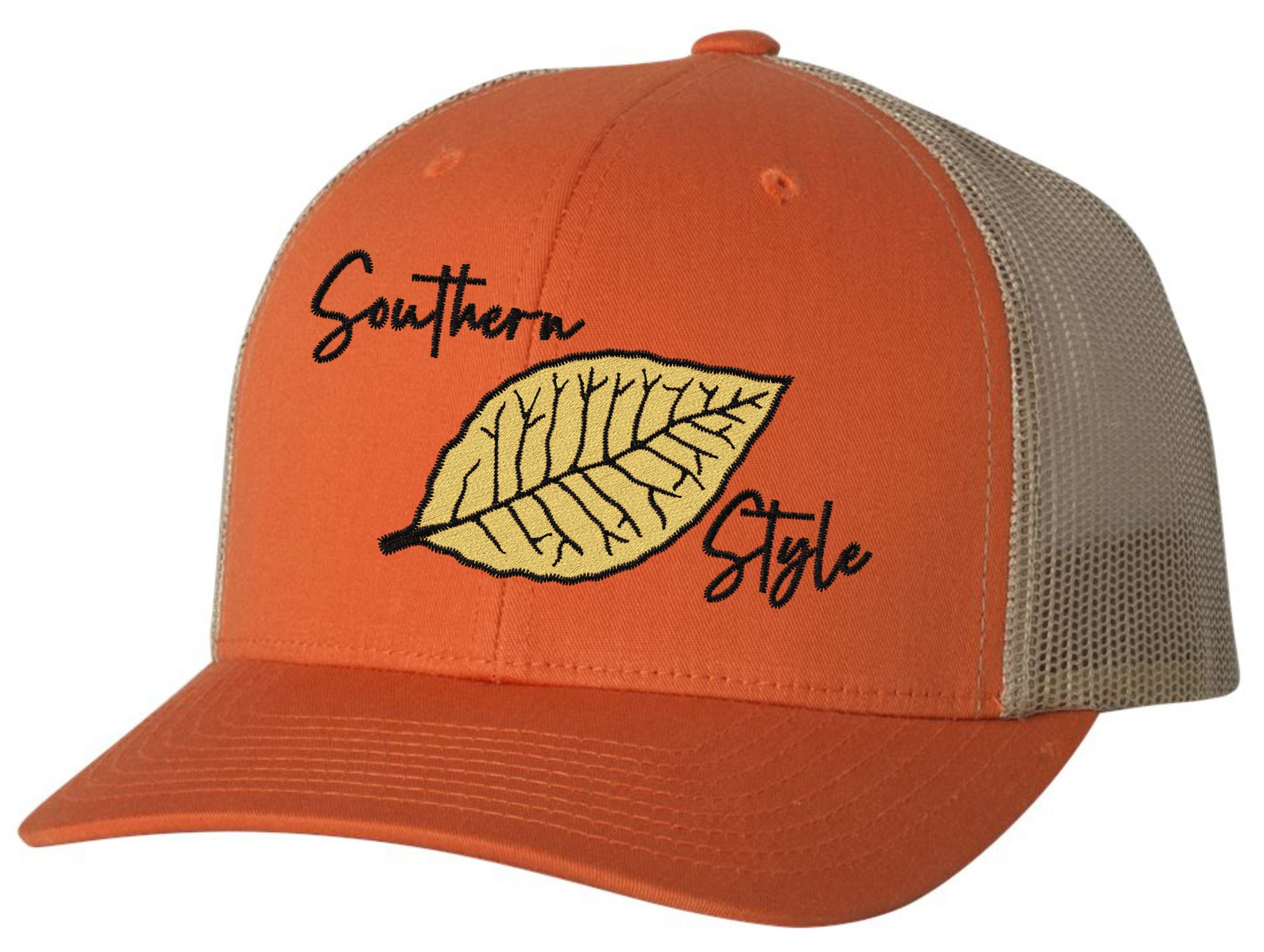Southern Style Tobacco Leaf Hat - Etsy