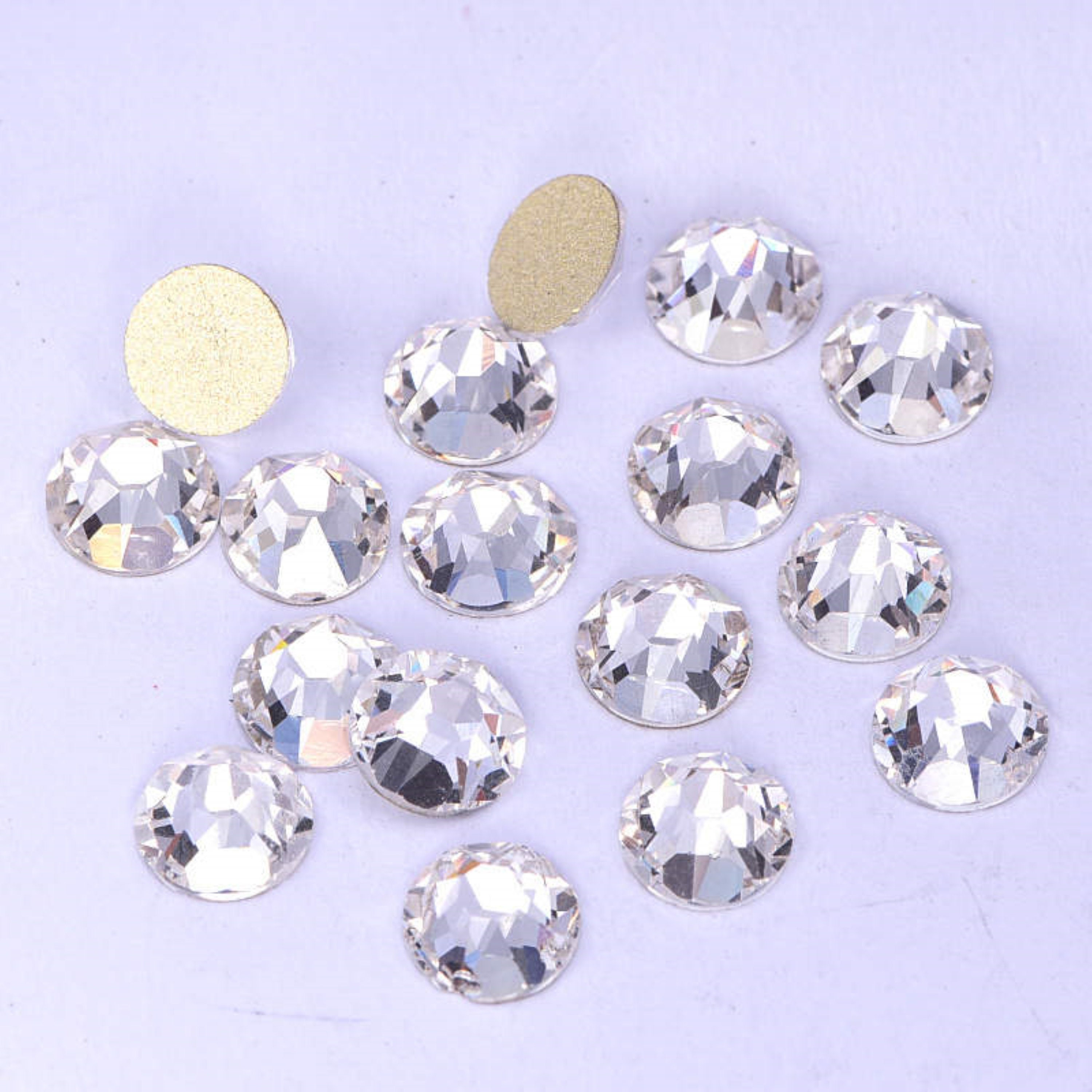Hotfix Swarovski Style Rhinestone Machine Cut 12 Facets SS6 - Etsy