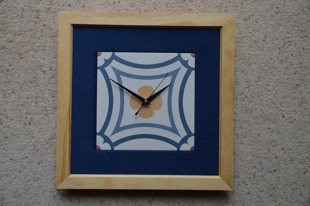 Ceramic Tile Clock - Etsy