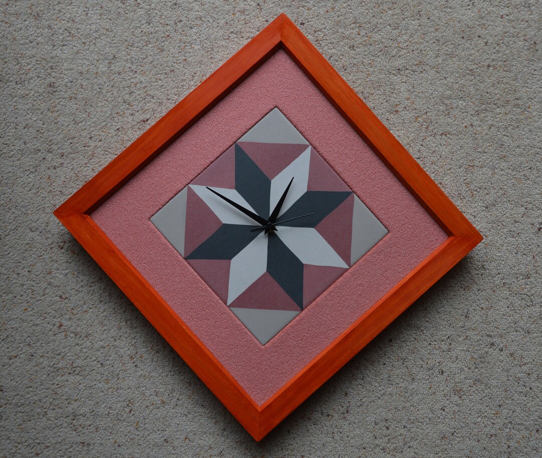 Ceramic Tile Clock - Etsy