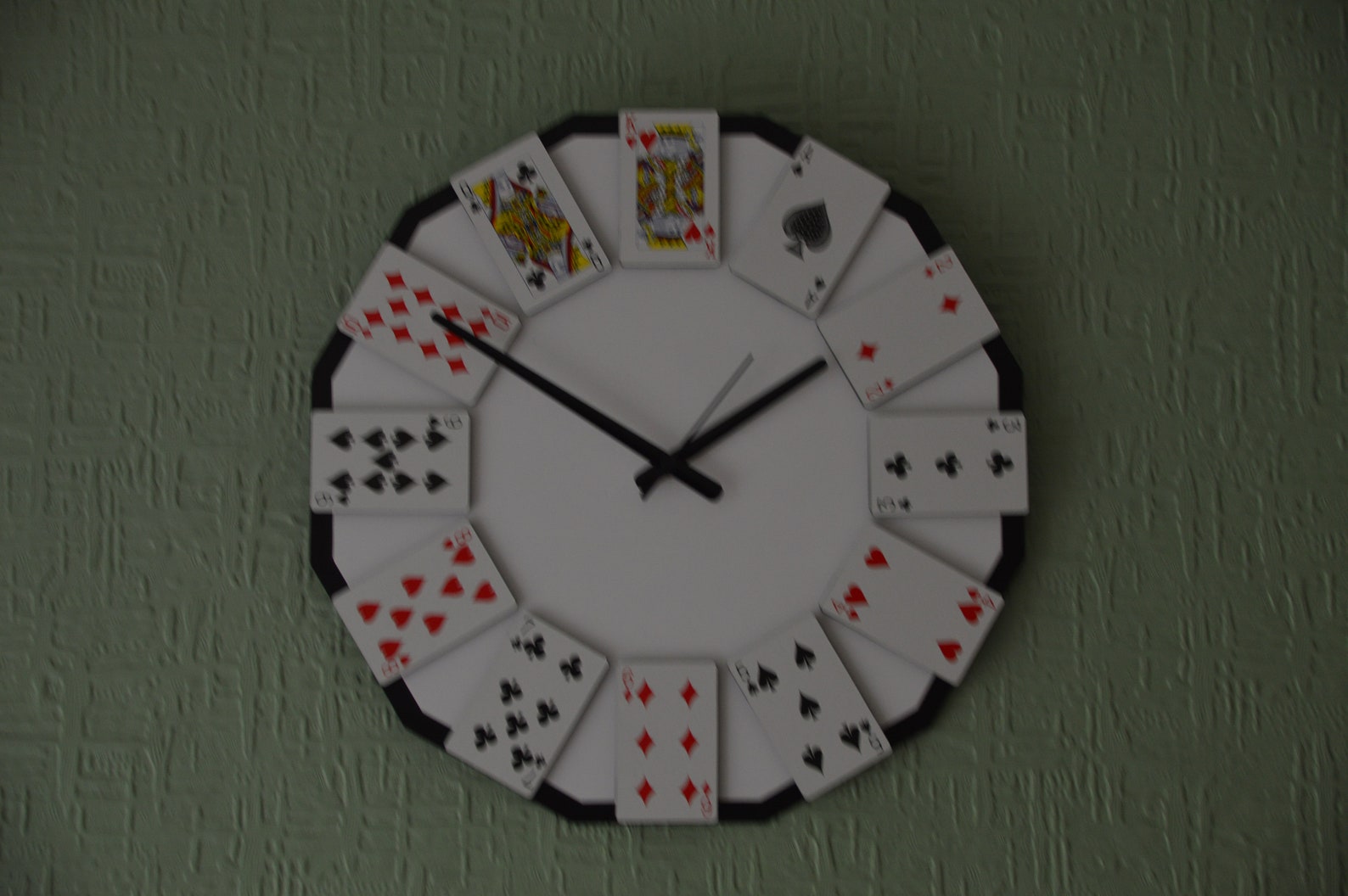 Playing Card Clock - Etsy