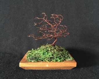 Wire bonsai tree | Etsy