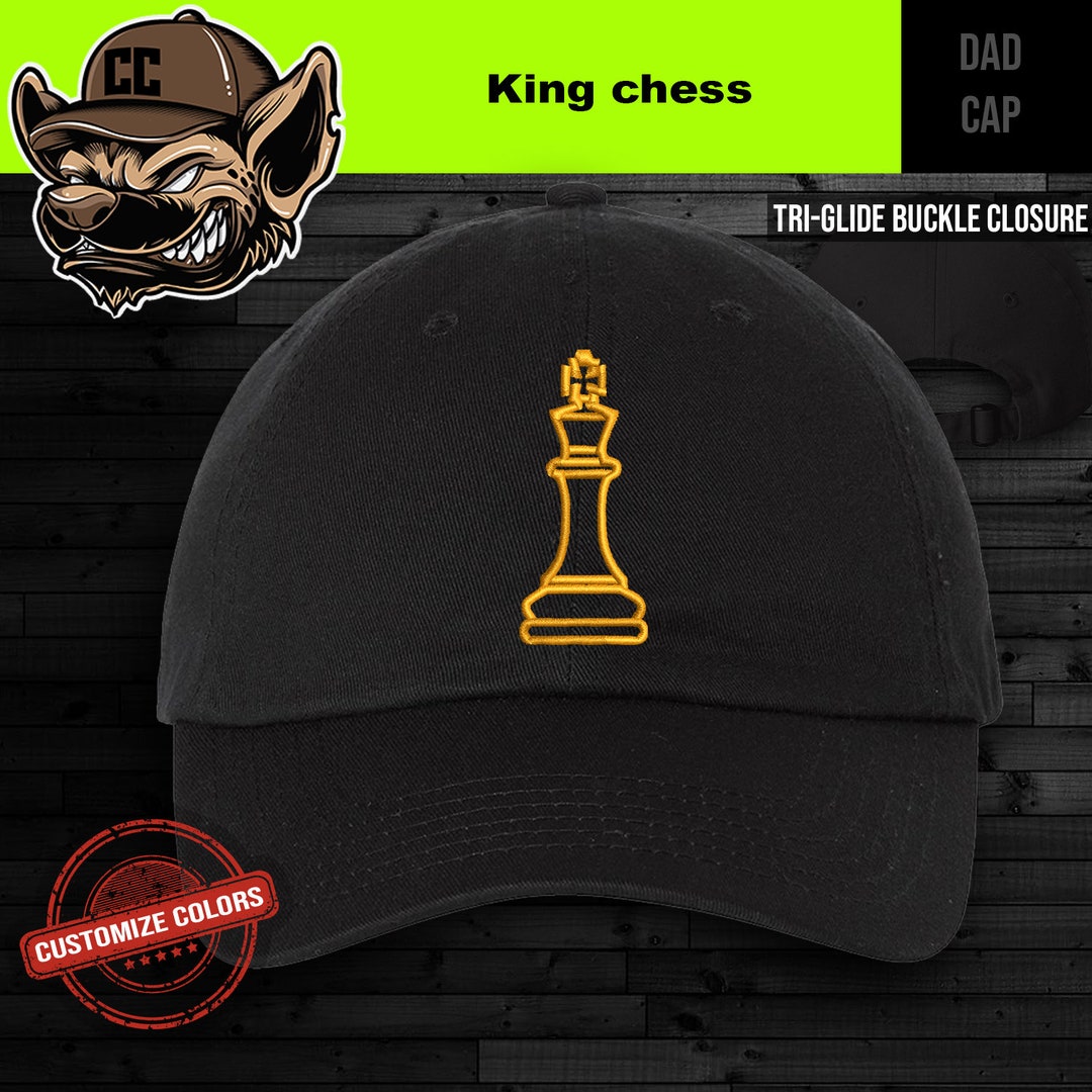 King Chess Hat Cool Cap Design Embroidered Hat - Etsy