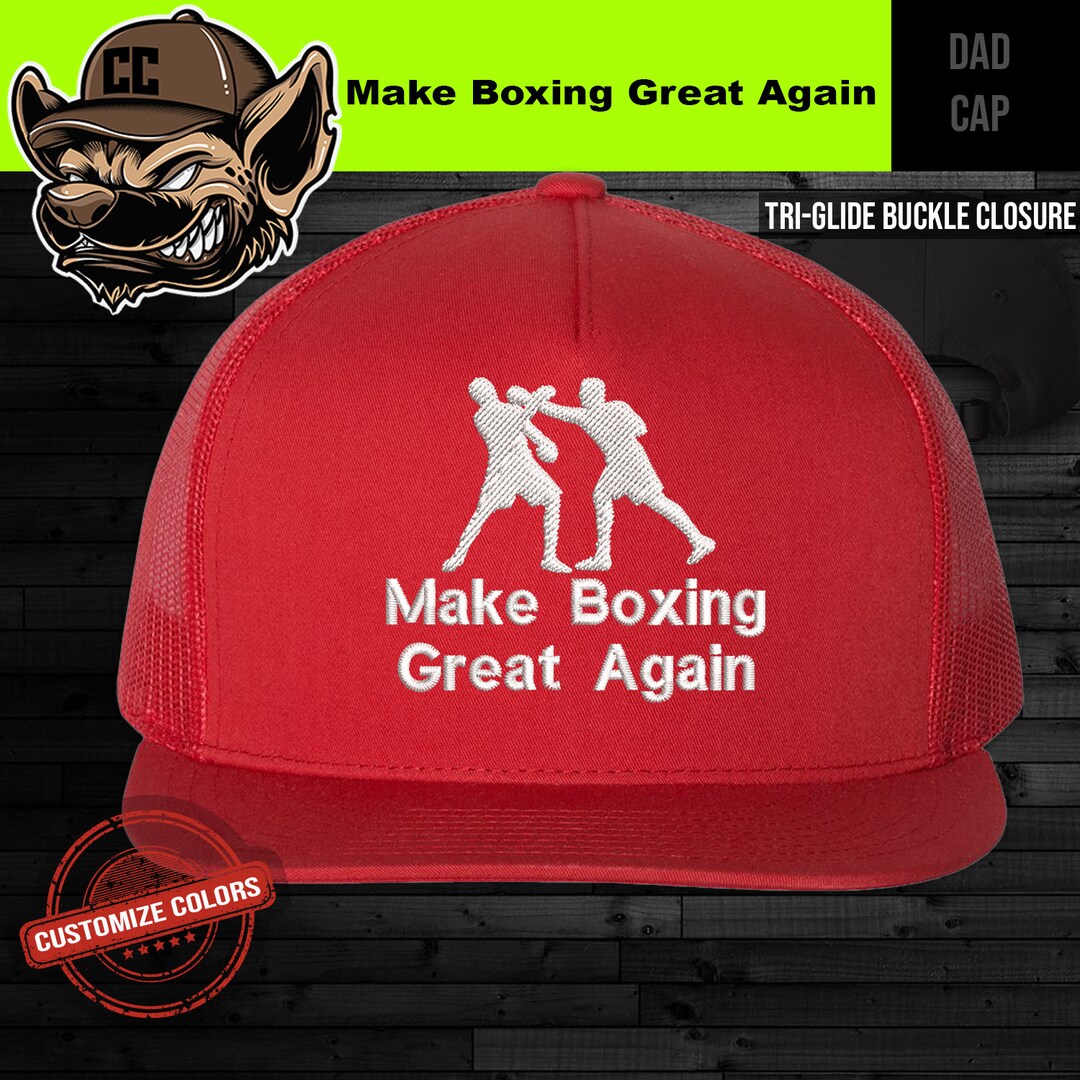 MBGA HAT // Mbga Cap // Make Boxing Great Again // Embroidered - Etsy