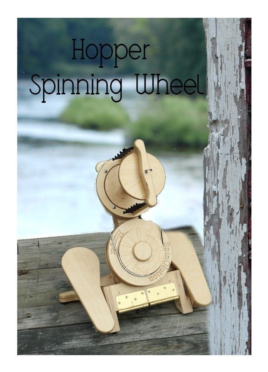 SPINOLUTION HOPPER Spinning Wheel Lightweight Portable - Etsy UK