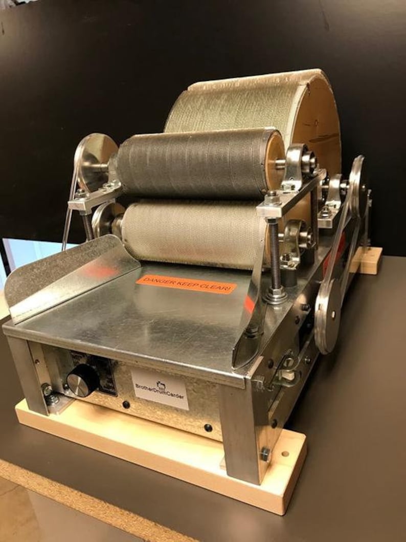 Supercard Triple Drum Carder Pat Green High Production | Etsy