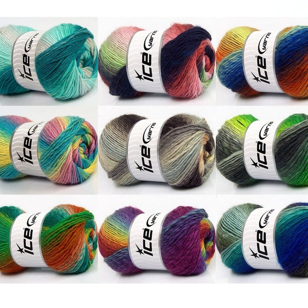 Rainbow Yarn - Etsy