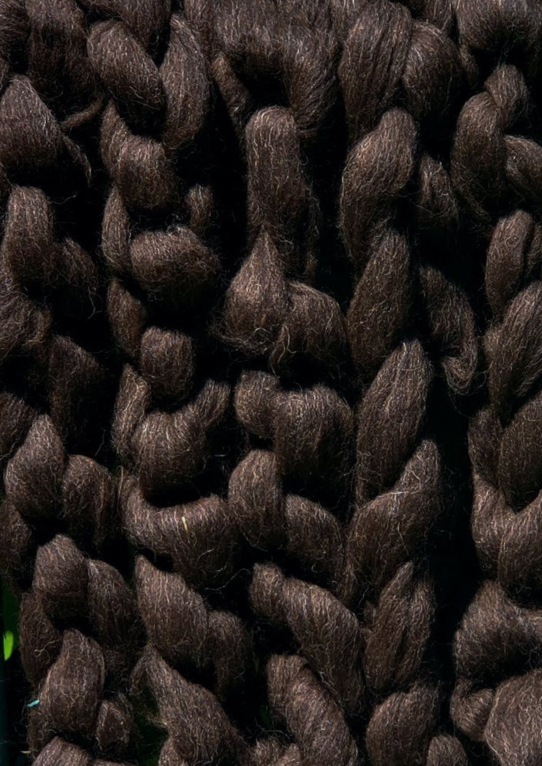 Lowest Price ZWARTBLES Wool Bump, Dark Brown, Black Natural Wool Roving ...