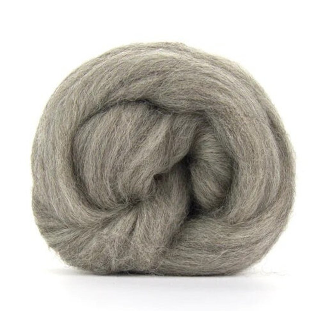 Gray SHETLAND Wool Roving Top Wool for Felting and Spinning - Etsy