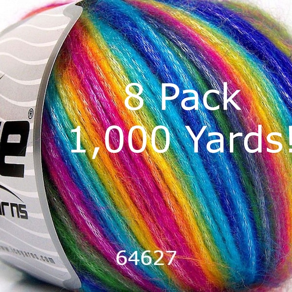 Ice Yarn Picasso Rainbow - Etsy