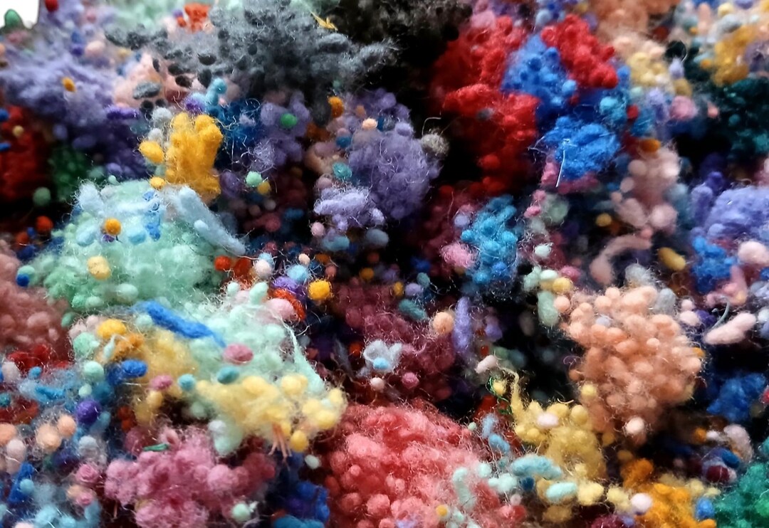 Closeout! Wool Nepps, Hand Dyed in Unique Colors, Tiny Felted Wool ...