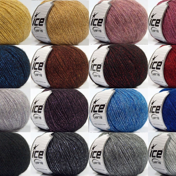 Sparkly Rainbow Yarn - Etsy