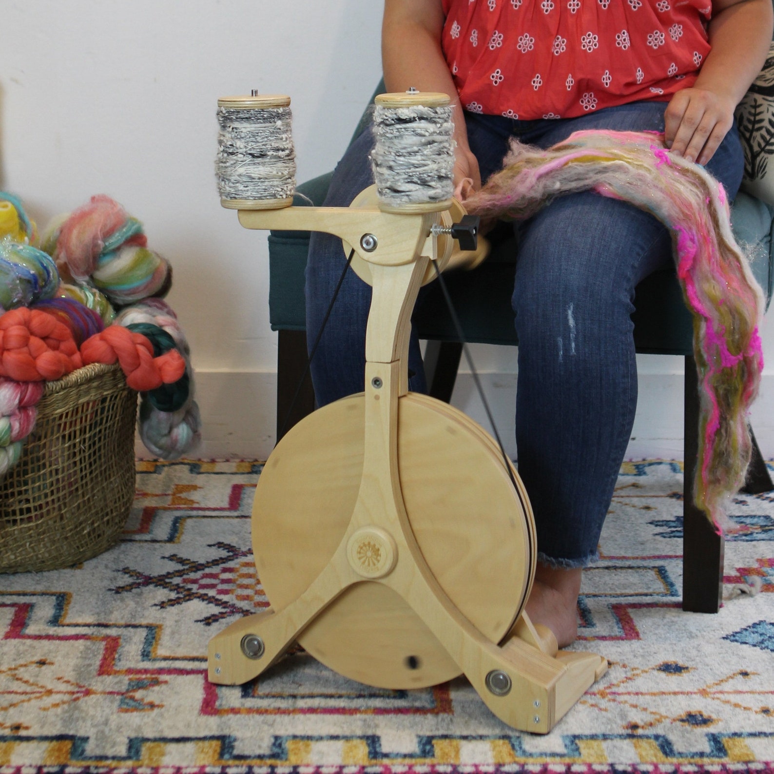 SPINOLUTION POLYWOG Spinning Wheel Beginner Yarn Spinning | Etsy