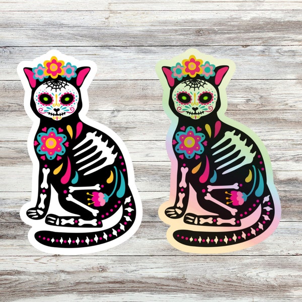 Day of the Dead Cat - Etsy