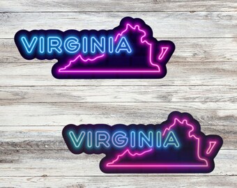 Virginia Car Decals - Etsy