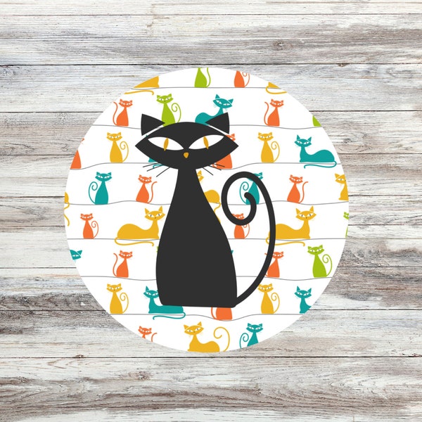 Atomic Cat Stickers - Etsy