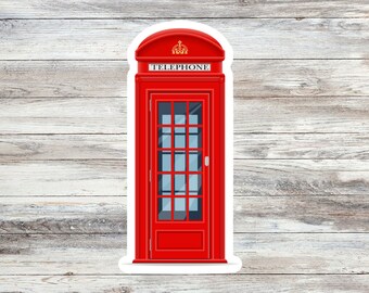 Phone Booth Stickers - Etsy