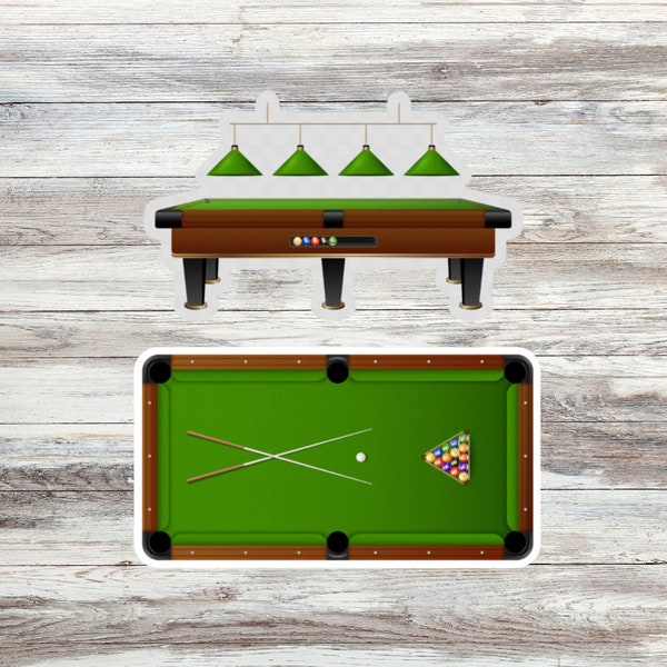 Pool Table Room Decals - Etsy