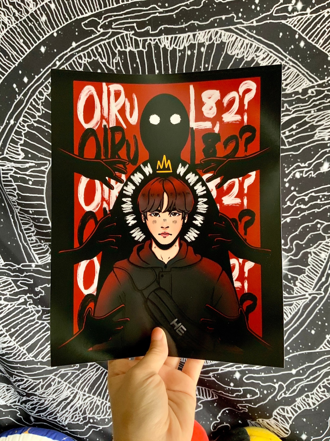 BTS 방탄소년단 Shadow Yoongi Art Print - Etsy