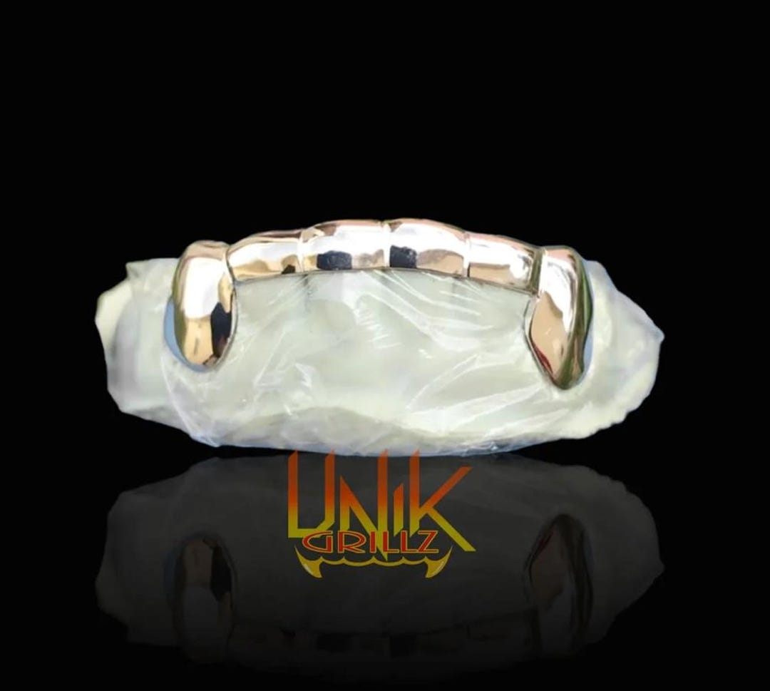 Custom Straight Front Bar Grillz - Etsy