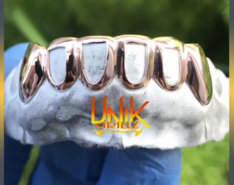 Custom Grillz With Extended K9s and Back Bar - Etsy