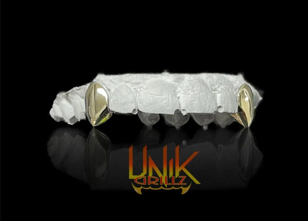 Custom Grillz With Extended K9s and Back Bar - Etsy