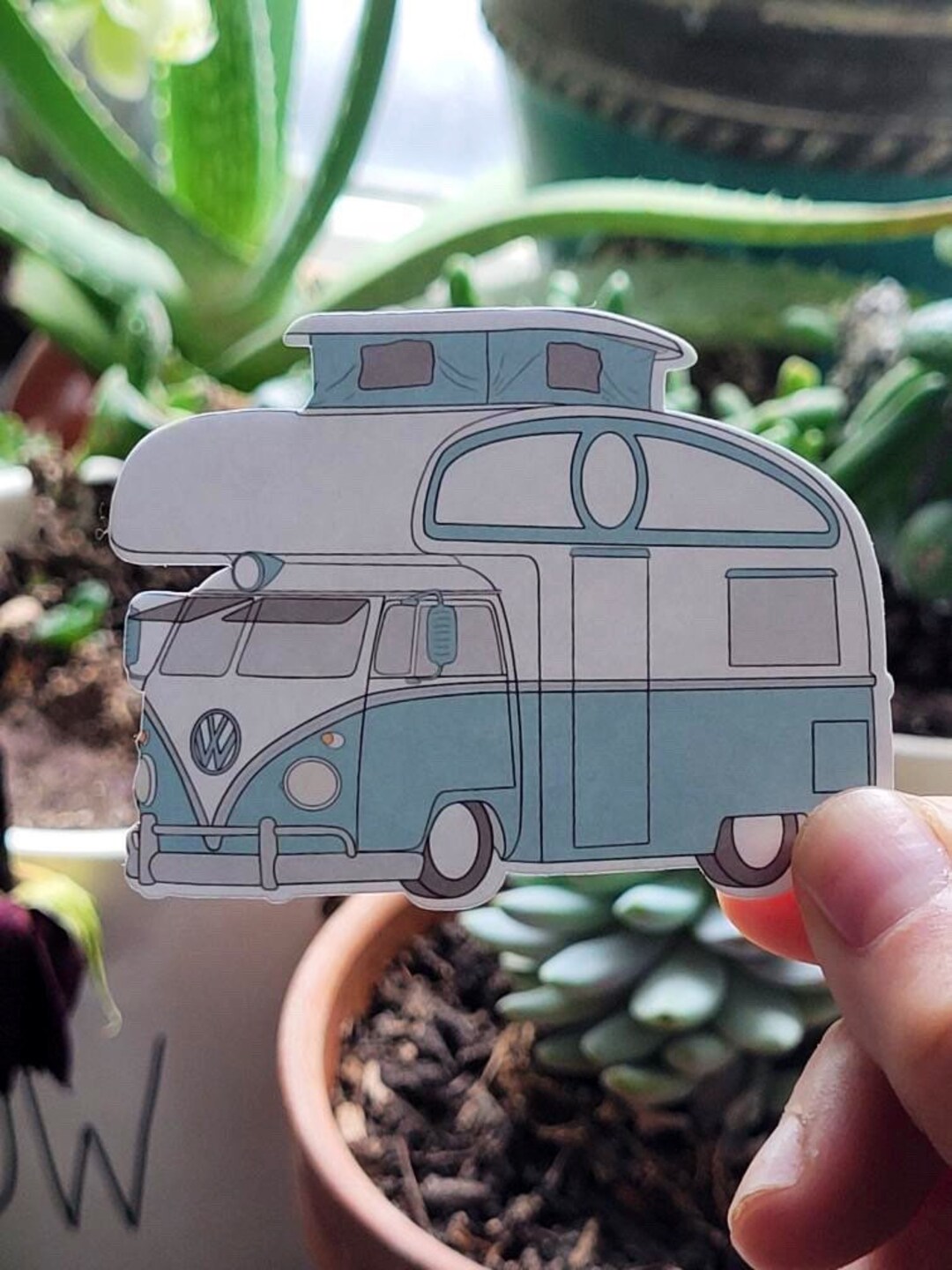 VW Camper/ VW Sticker/ Camper Sticker/ Cute Sticker/ Retro - Etsy