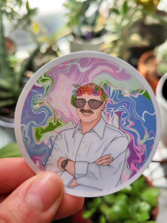 Dr. Phil Sticker/ Celebrity Sticker/ Dr. Phil/ Funny Sticker/ | Etsy