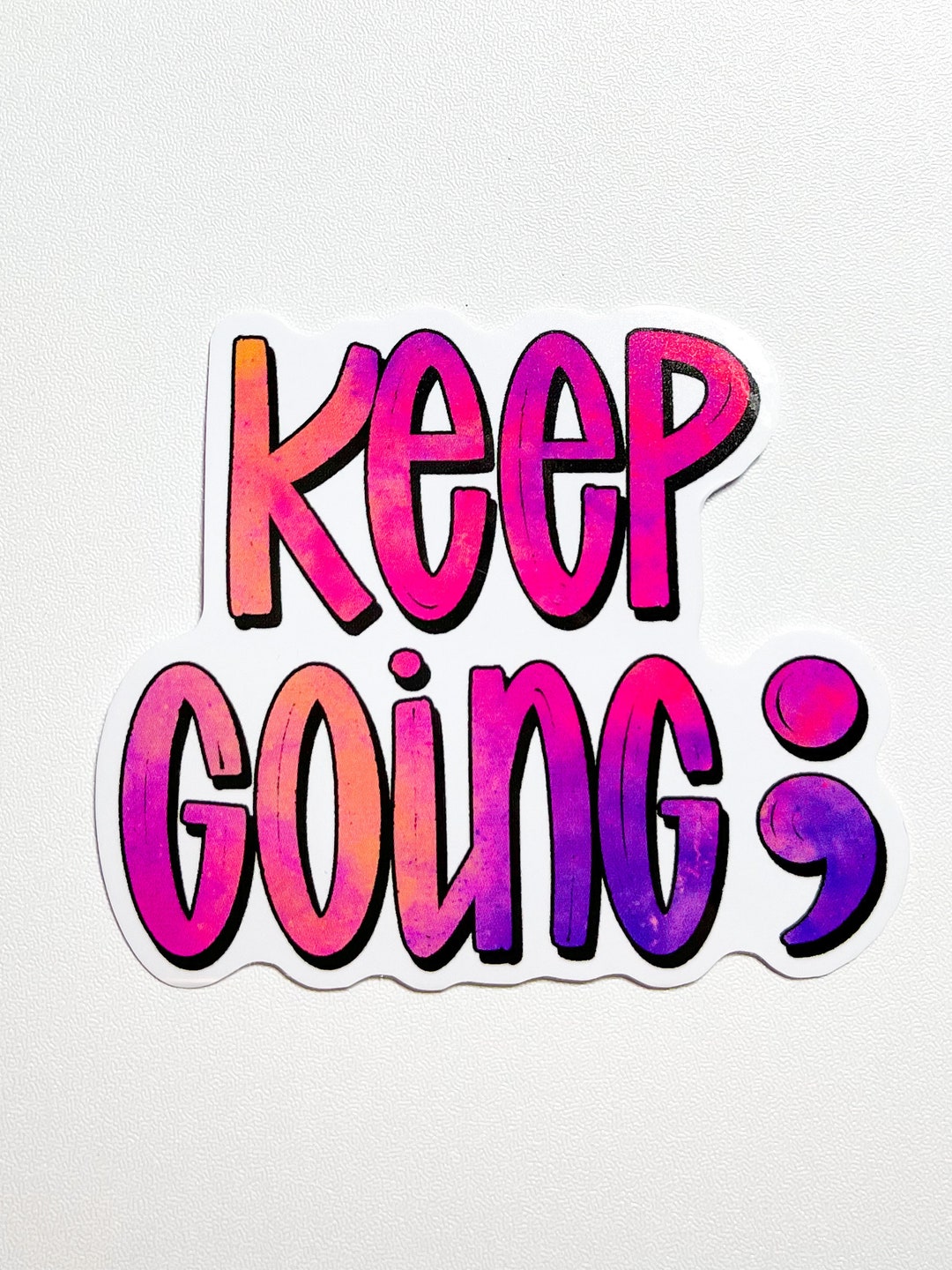 Keep Going Sticker, Depression Decal, Mental Health Awareness Decal ...
