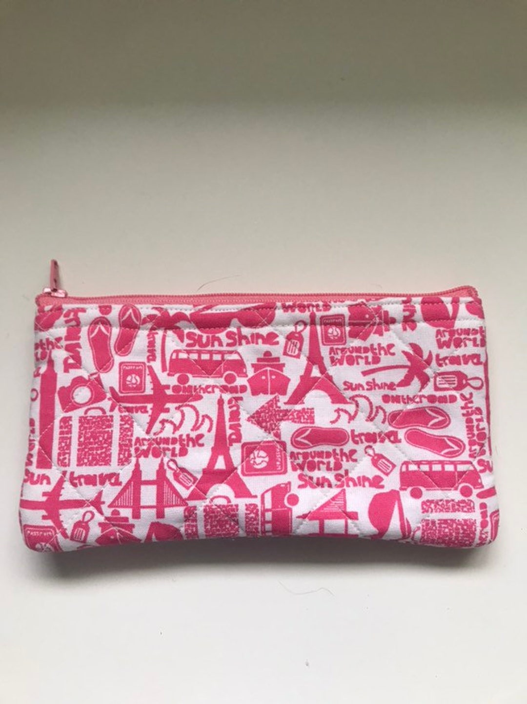 Pink Pencil Case - Etsy