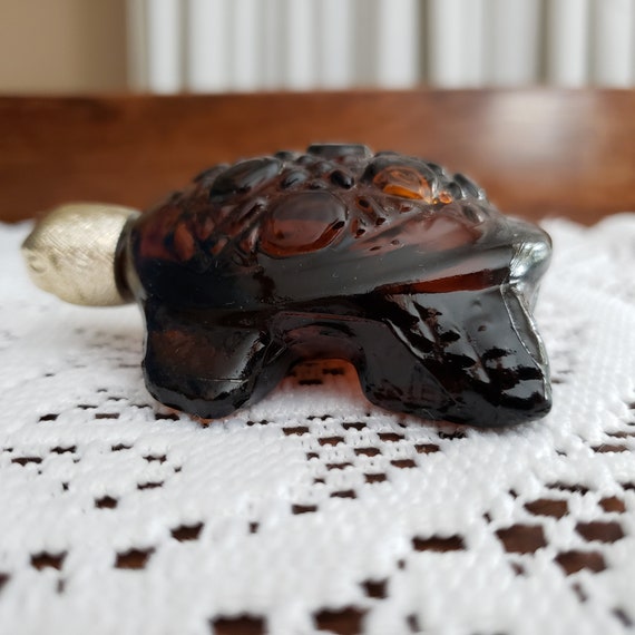 Vintage Avon Turtle Perfume Cologne Decanter Bottle - Gem