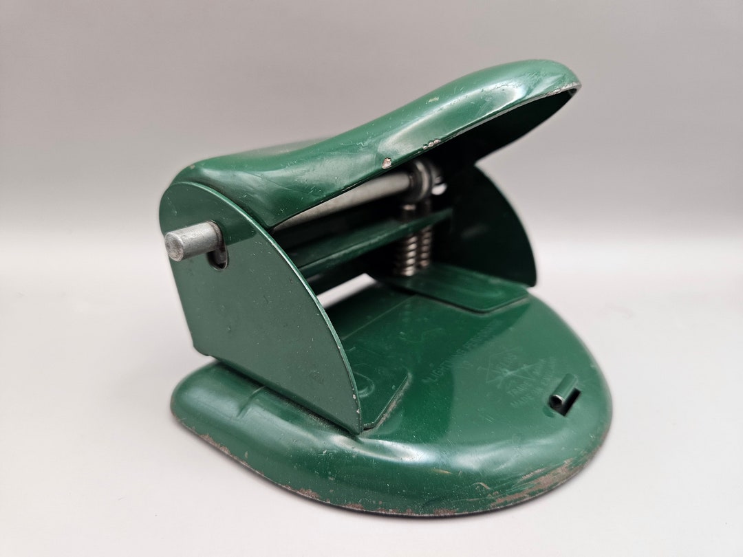Vintage Green Velos Hole Punch Lightning Perforator 1413 - Etsy
