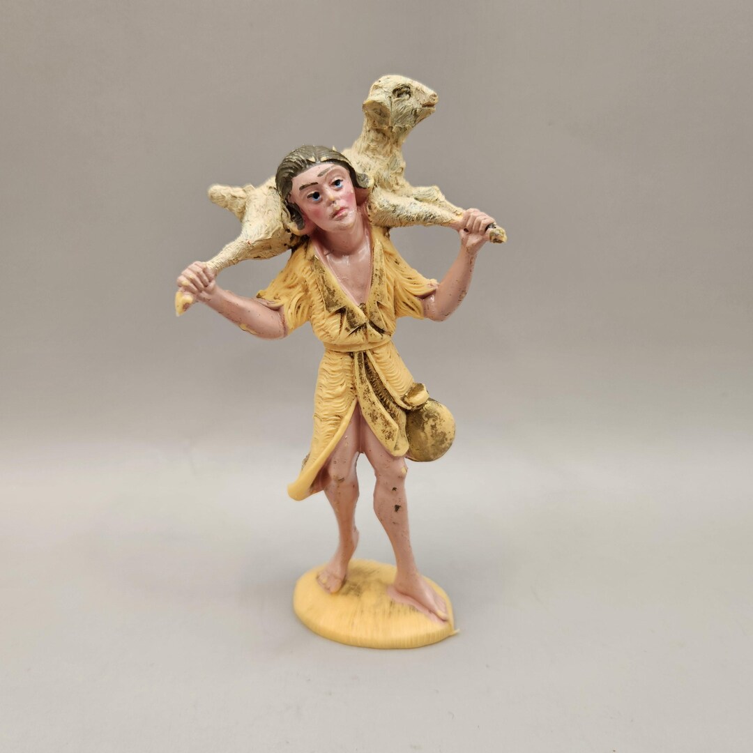 Vintage Nativity Shepherd Boy Figurine Italy - Etsy Canada