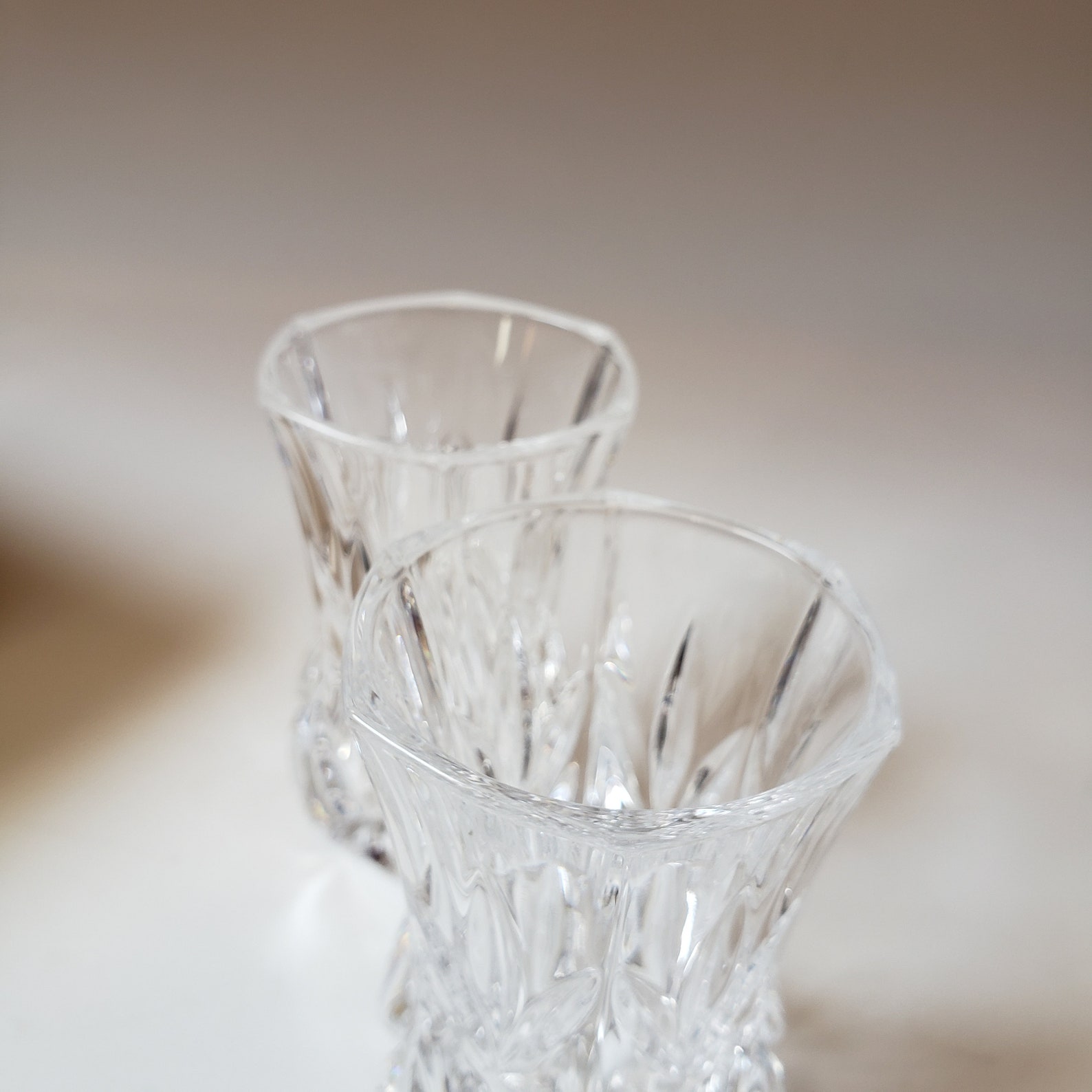 RCR Royal Crystal Rock Pair of Bud Vases With Original Box | Etsy