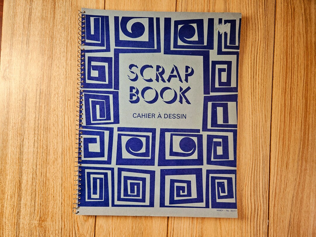 Vintage Hilroy Coil Bound Scrapbook 14 X 11 Inches Unused (26411) - Etsy