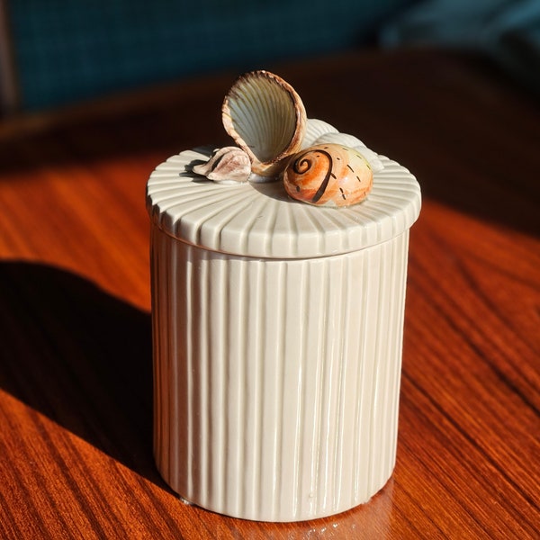Seashell Canisters - Etsy