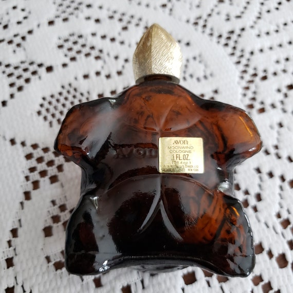 Vintage Avon Turtle Perfume Cologne Decanter Bottle - Gem