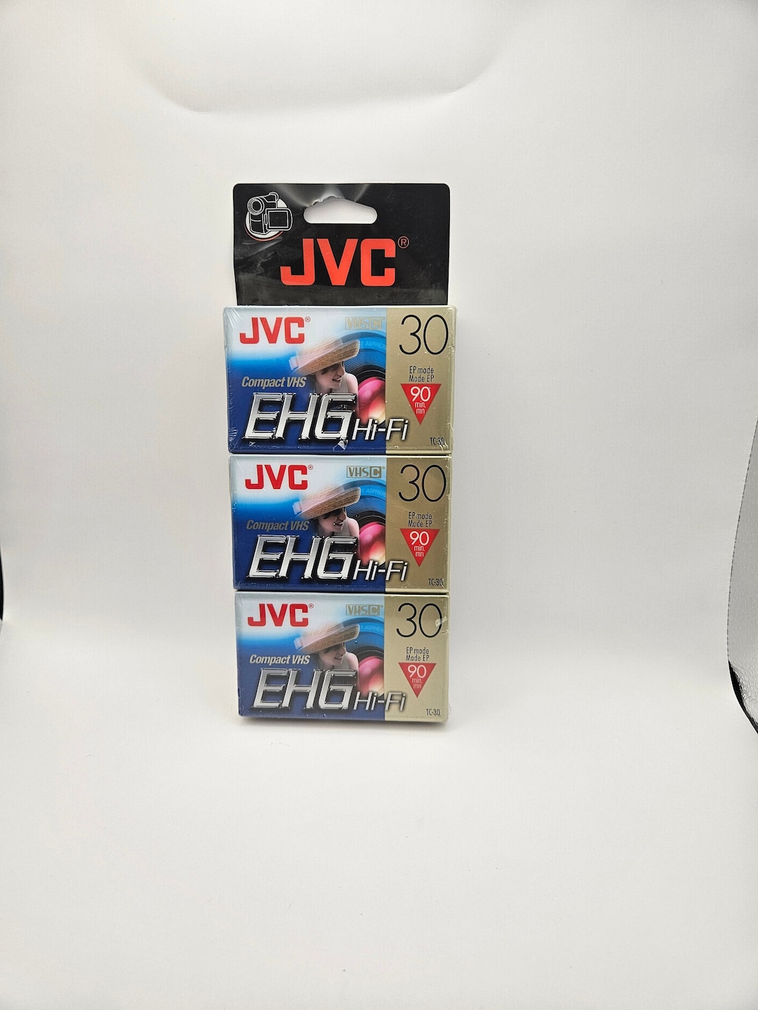NOS Sealed 3 Pack JVC Ehg Compact VHS Tapes - Etsy