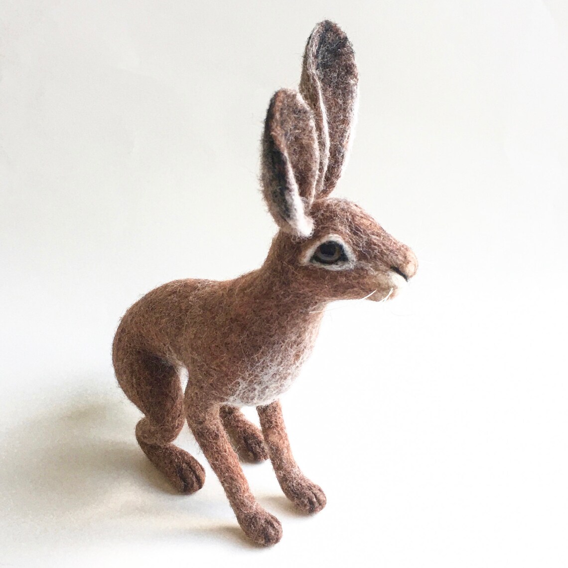 Needle Felted Hare, Needle Felted , Needle Felted Gift, Handmade ...