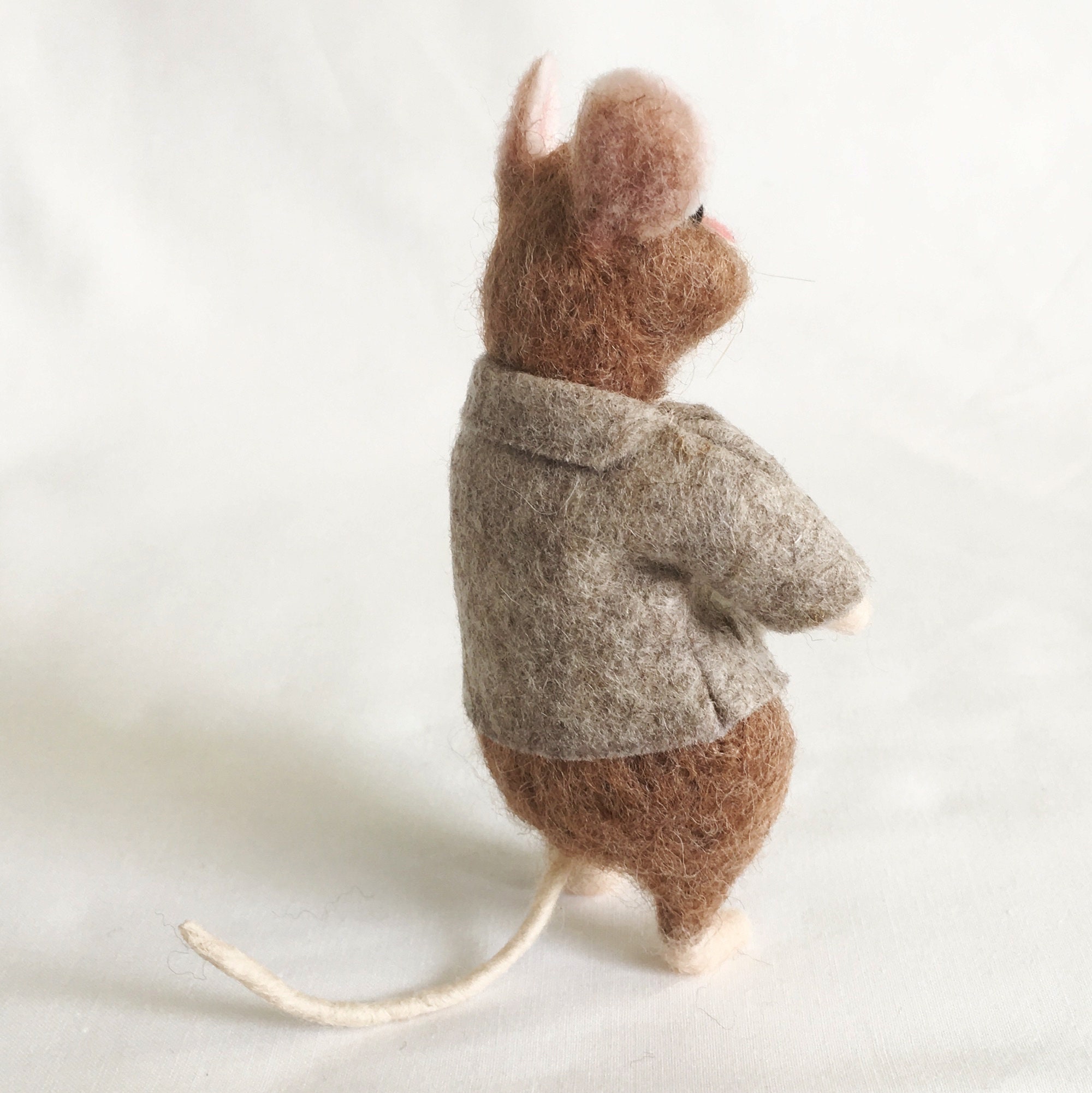 Needle Felted Mouse Mouse Gift Mouse Art Felted Animals - Etsy UK