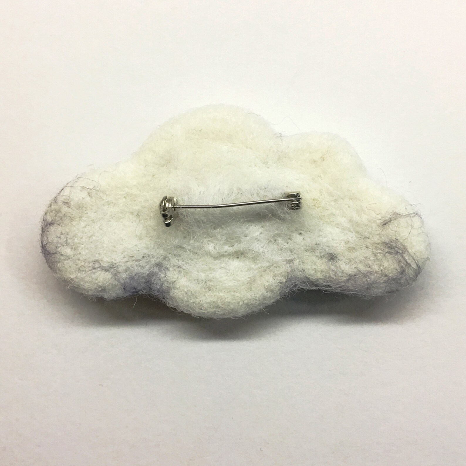 Needle Felted Cloud Brooch - Etsy