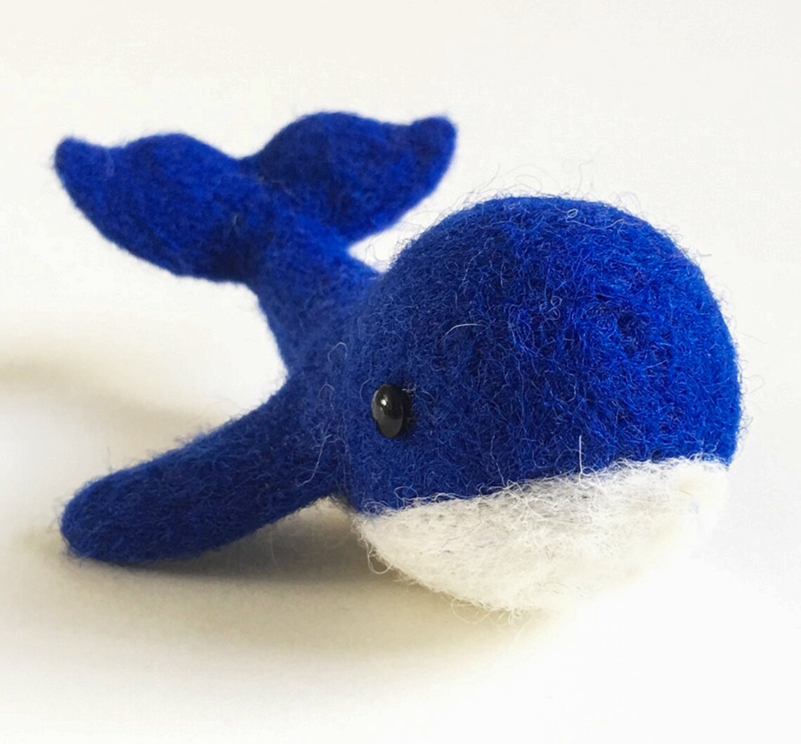 Needle Felted Whale Needle Felted Needle Felted Gift - Etsy UK