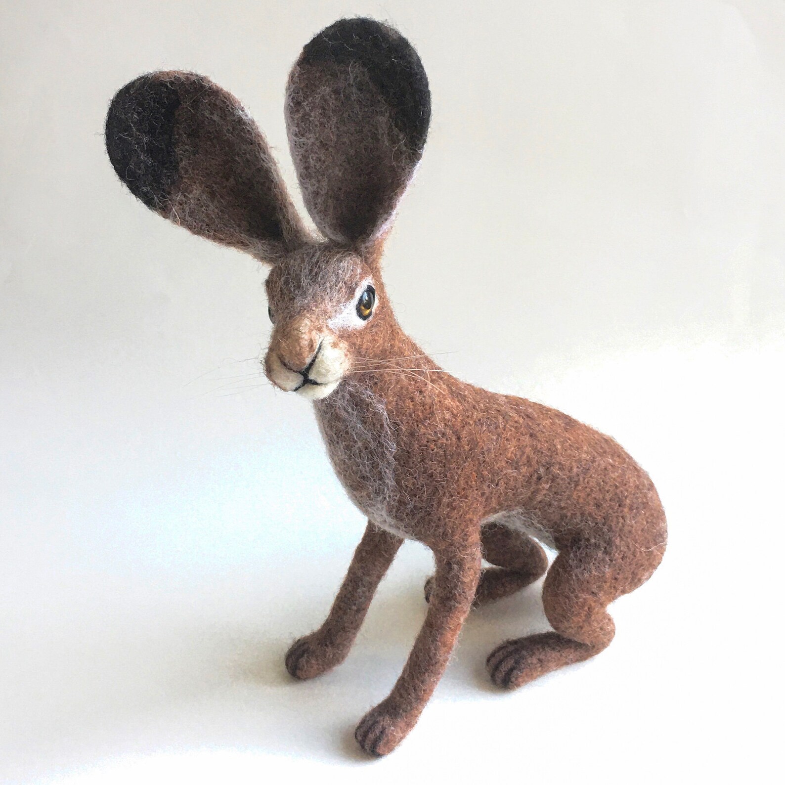 Needle Felted Hare, Needle Felted , Needle Felted Gift, Handmade ...